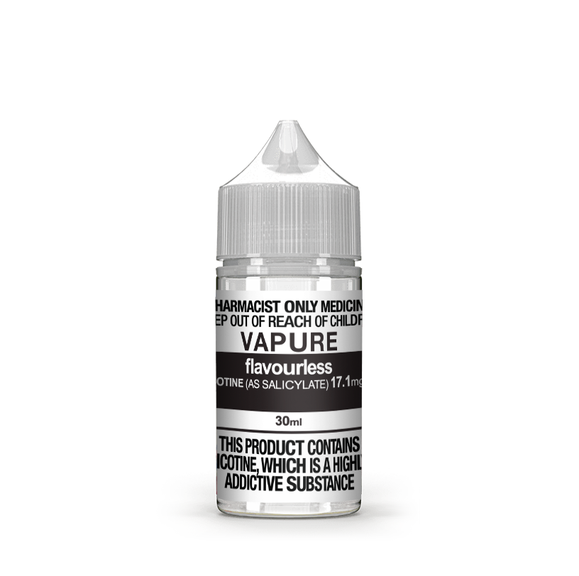 VAPURE FLAVOURLESS NICOTINE SALTS (30ML BOTTLE)