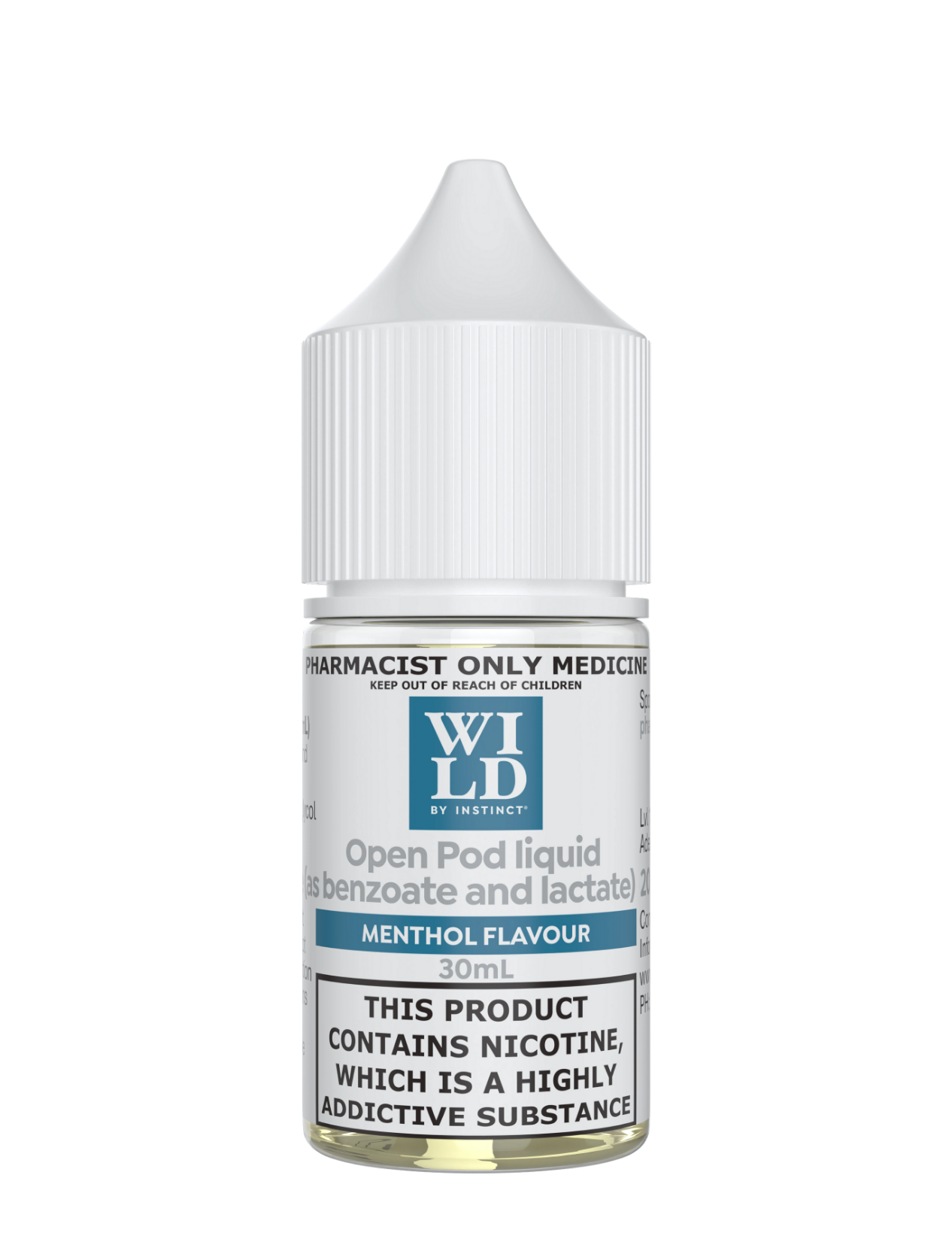 WILD BY INSTINCT MENTHOL NICOTINE SALTS (30ML BOTTLE)