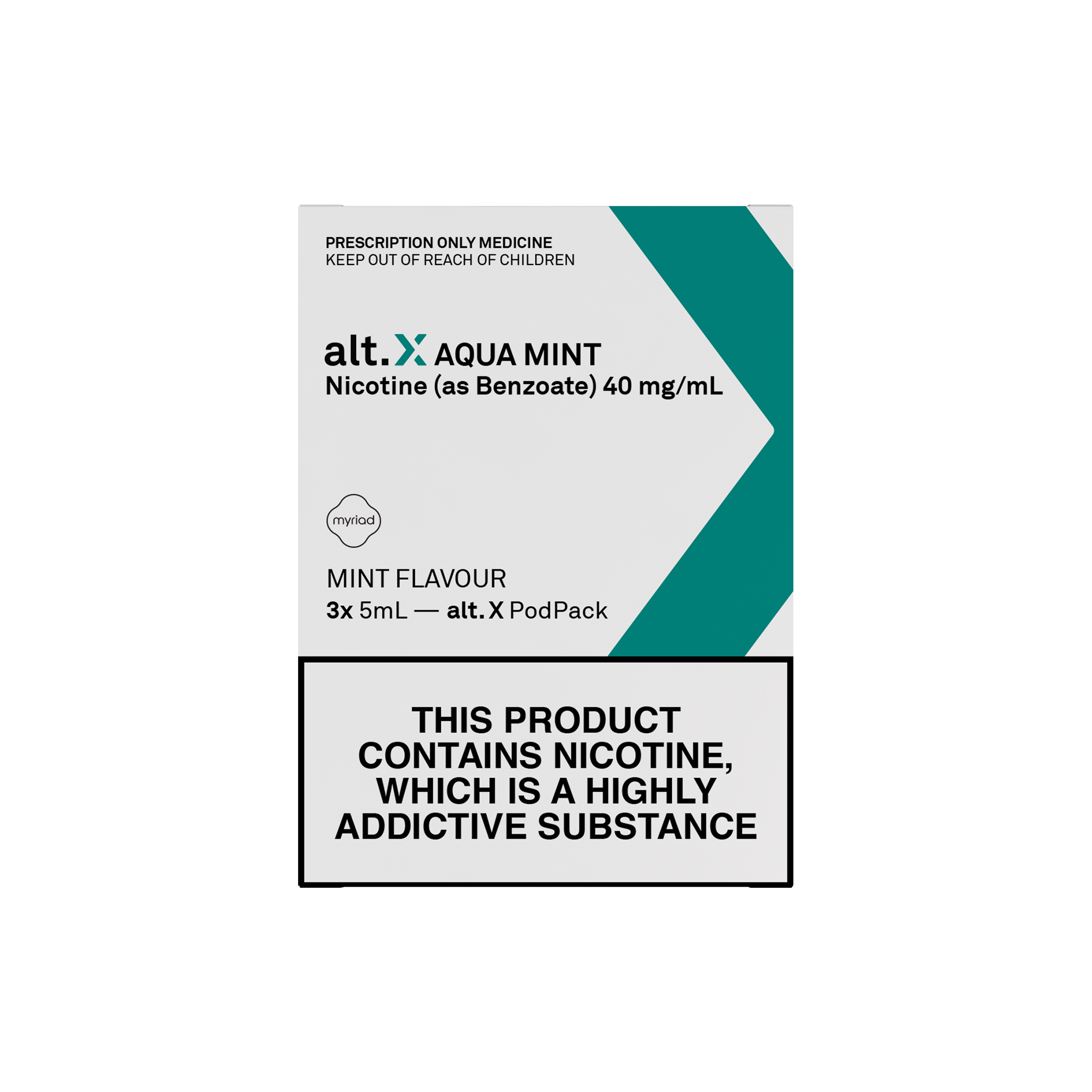 alt. X PODS AQUA MINT (3x5ML PODS)