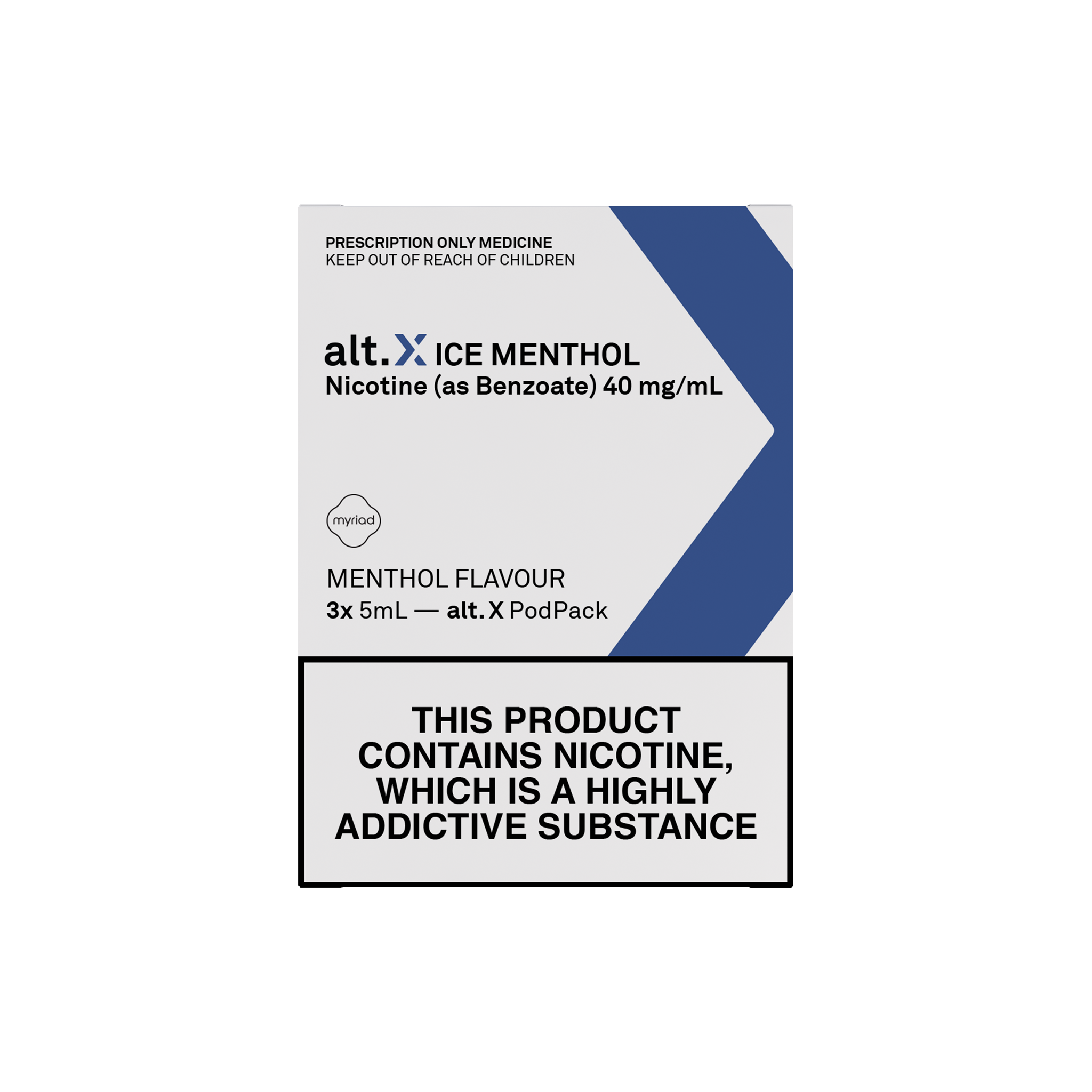 alt. X PODS ICE MENTHOL (3x5ML PODS)