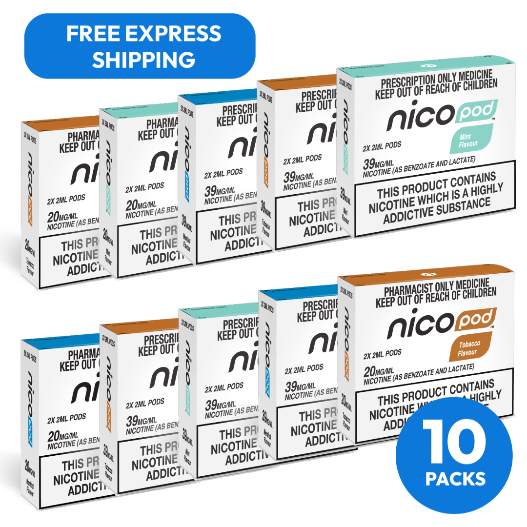 NICOPOD® 10 PACK PREFILLED PODS PACK (20 PODS IN TOTAL)