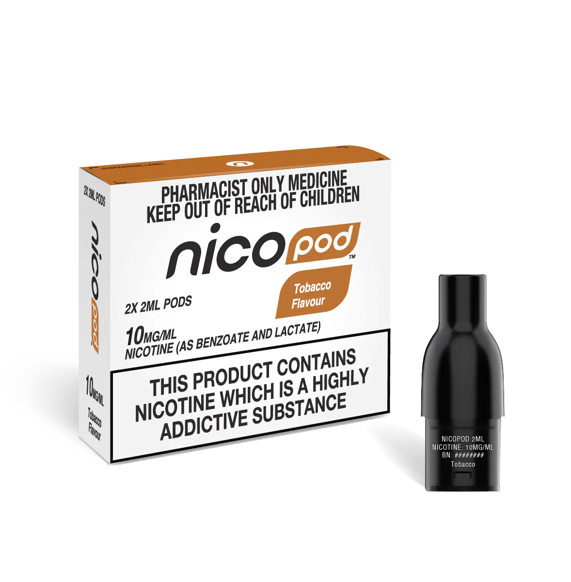 NICOPOD® TOBACCO POD (2 x 2ML)