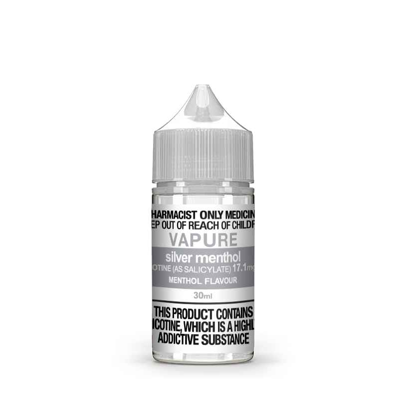 VAPURE SILVER MENTHOL NICOTINE SALTS (SWEET MENTHOL) (30ML BOTTLE)